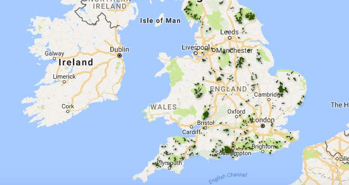 The birds and the trees: land owned by the RSPB and Forestry Commission ...