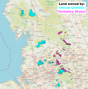 Mapped: Land owned by United Utilities & Yorkshire Water – Who owns ...